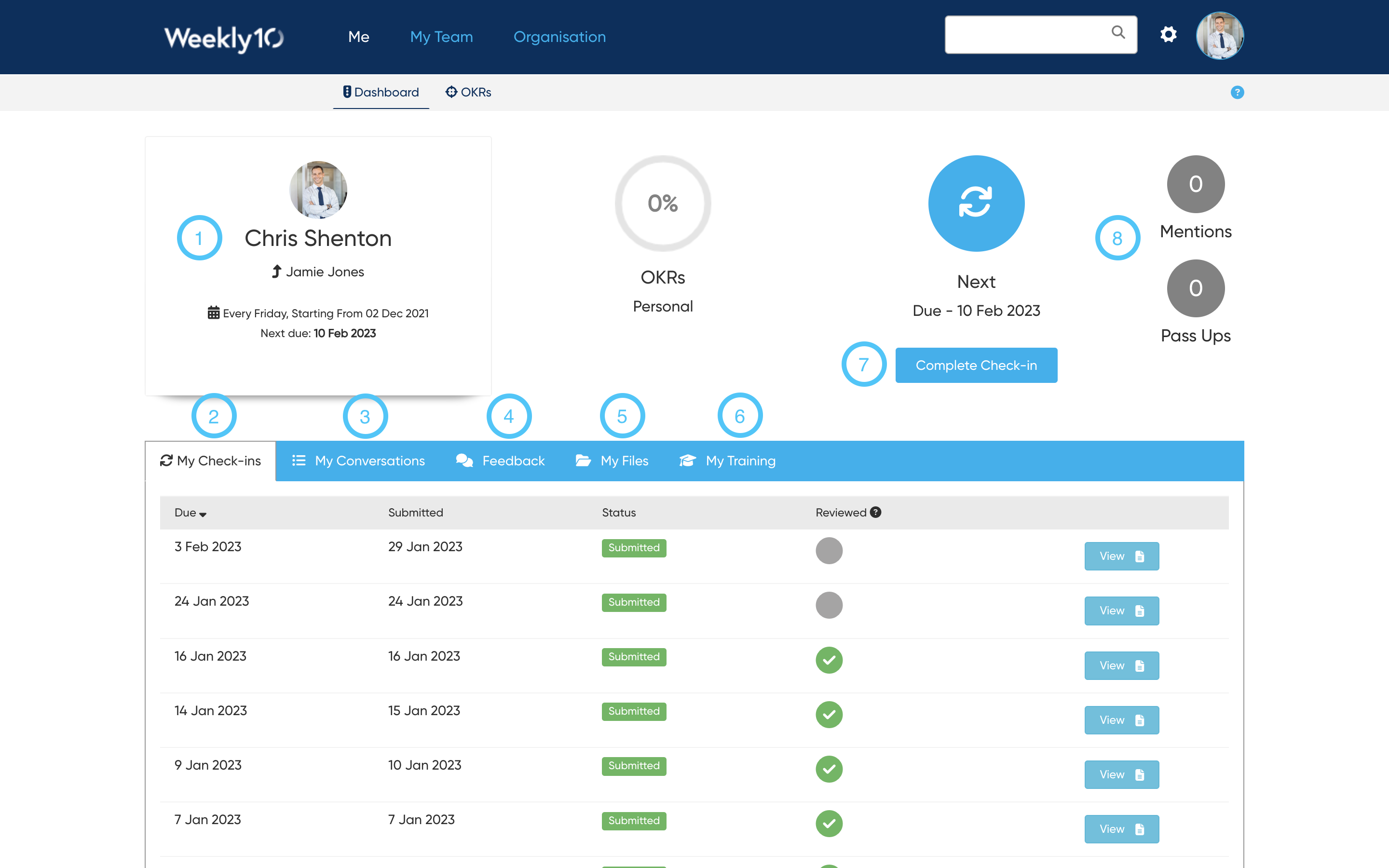Perform & Engage 365 orientation for employees – Weekly10